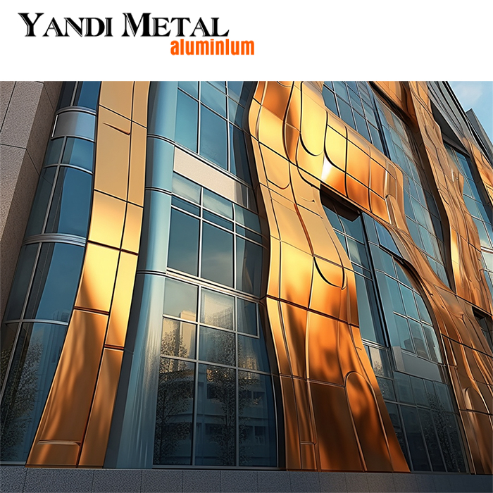 Modern high quality commercial building glass facade rod system curtain ...